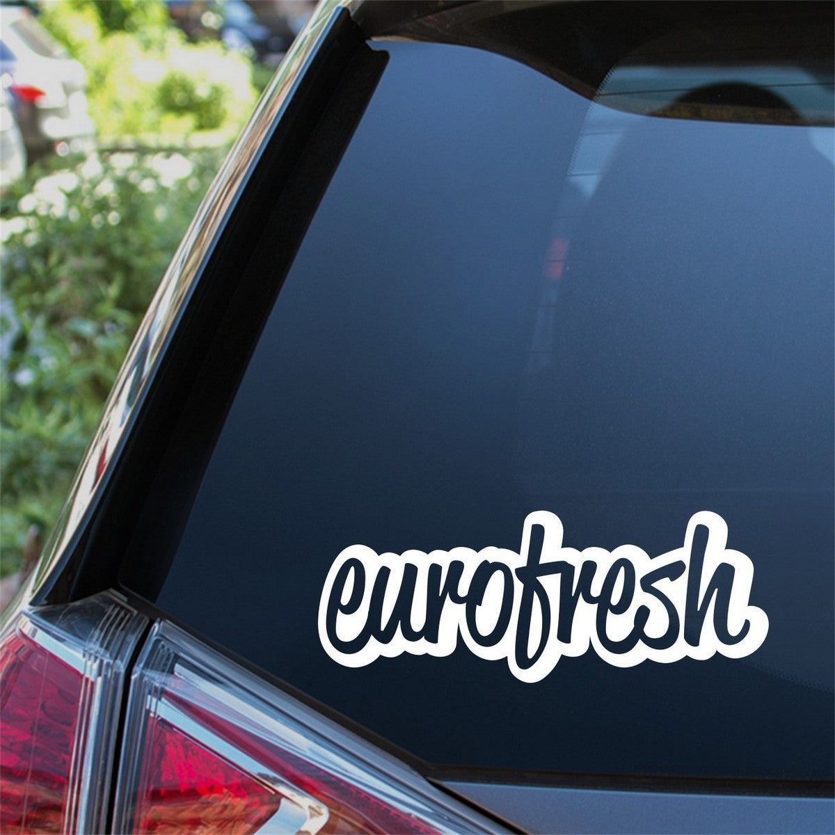 Euro Fresh Outline Car Sticker | 38k Vinyl Graphics
