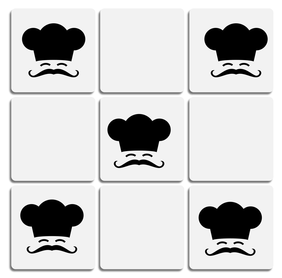 Chef Wall Tile Stickers | Kitchen Decals – 38k Vinyl Graphics