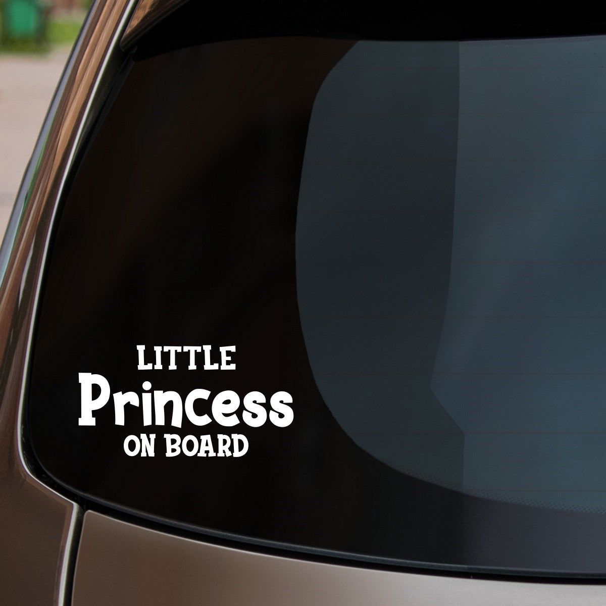 Little Princess On Board Car Sticker | 38k Vinyl Graphics