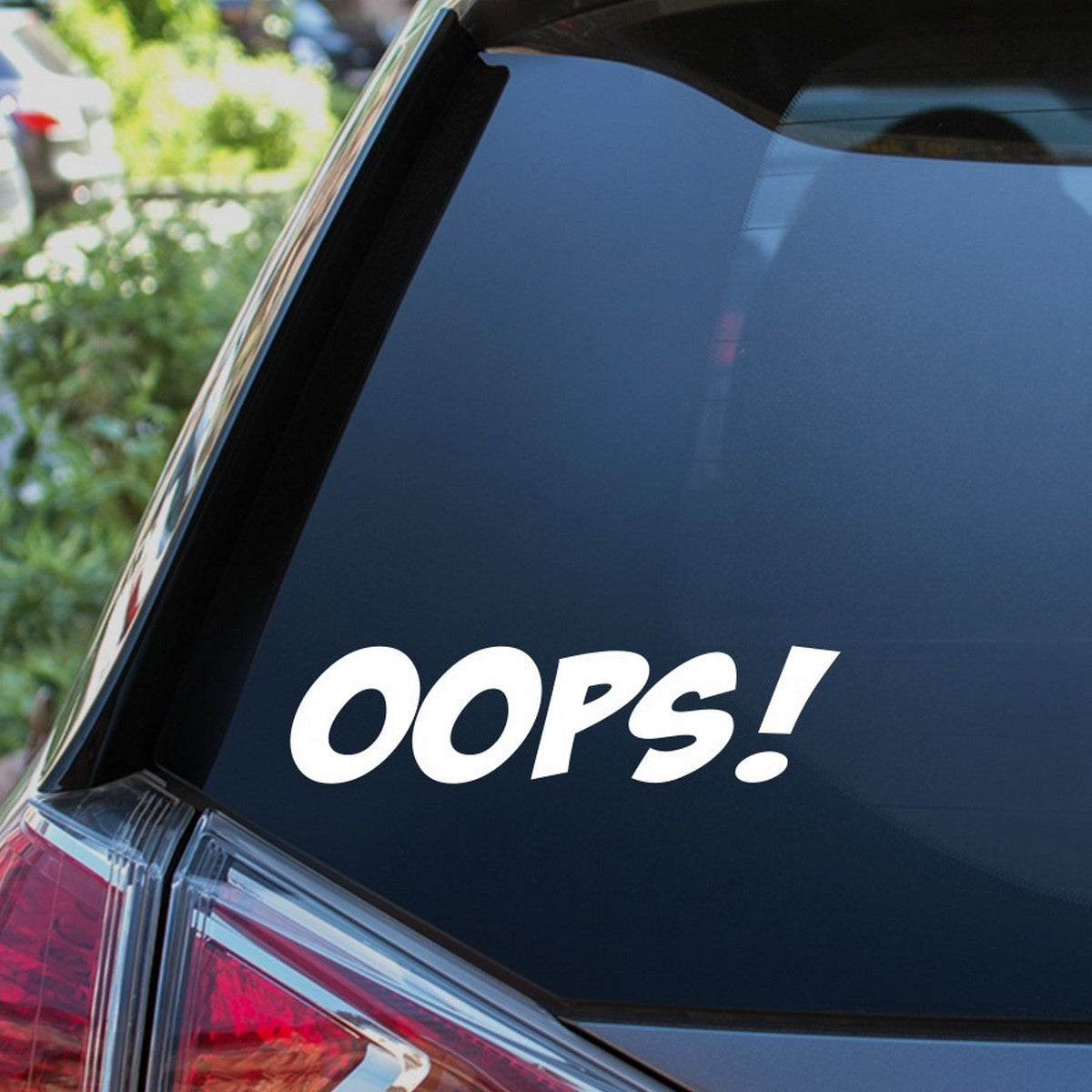 OOPS! Car Sticker | 38k Vinyl Graphics