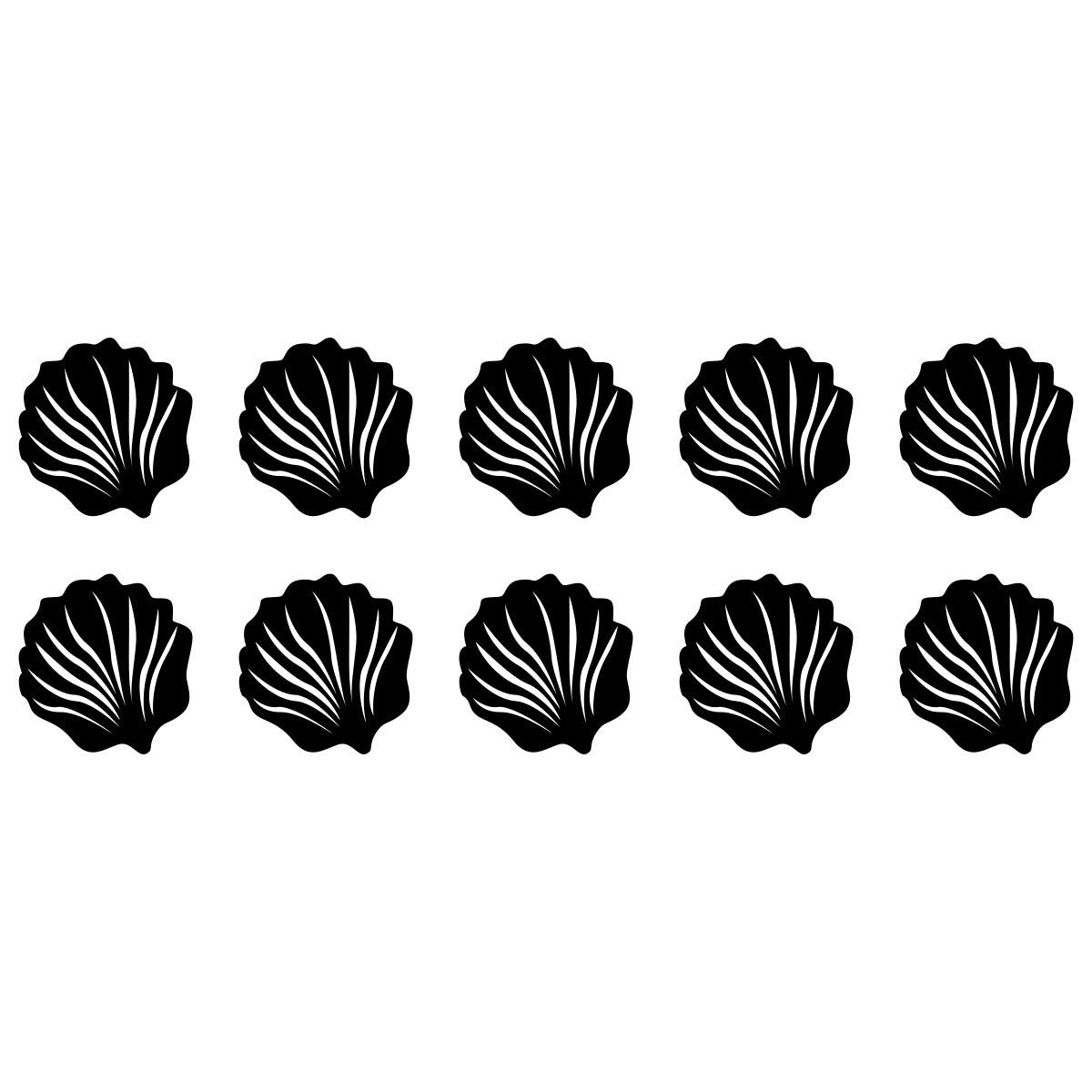 Pearl Shell Wall Tile Stickers | Bathroom Decals – 38k Vinyl Graphics